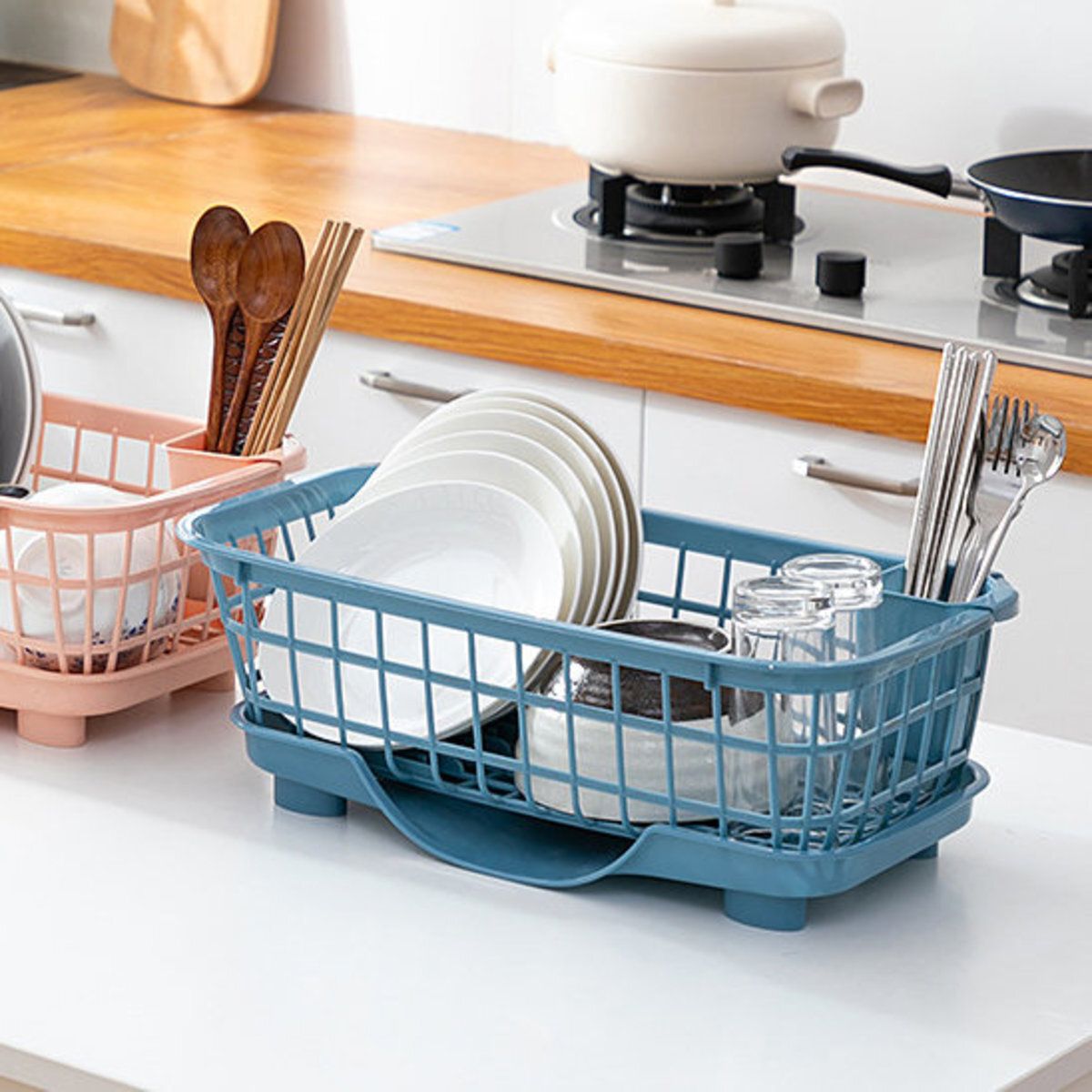 Jesto Pig | （Blue) Plastic Dish Drainer | HKTVmall The Largest HK ...