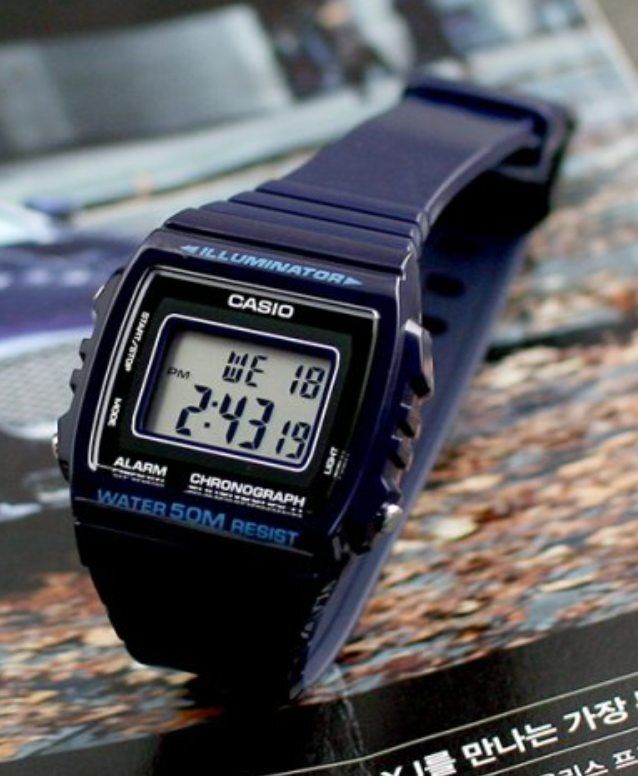 Casio | 卡西歐 CASIO 七年電池壽命 藍色 W215 W215H W-215 W-215H W-215H-2 W-215H-2A ...