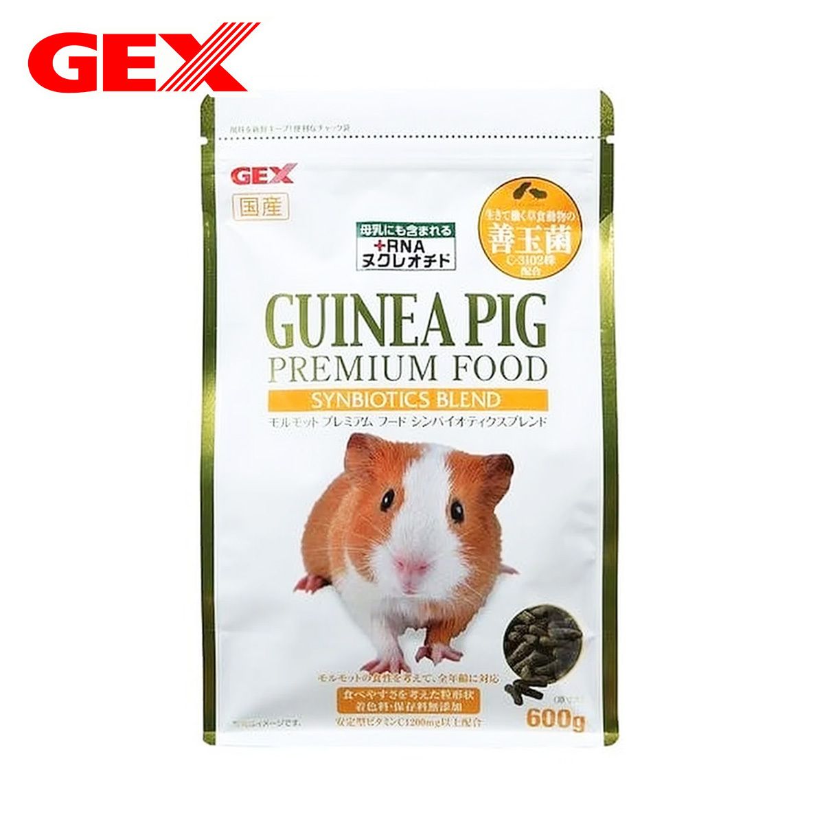 GEX | 善玉菌維他命C優質天竺鼠糧 600g | HKTVmall 香港最大網購平台