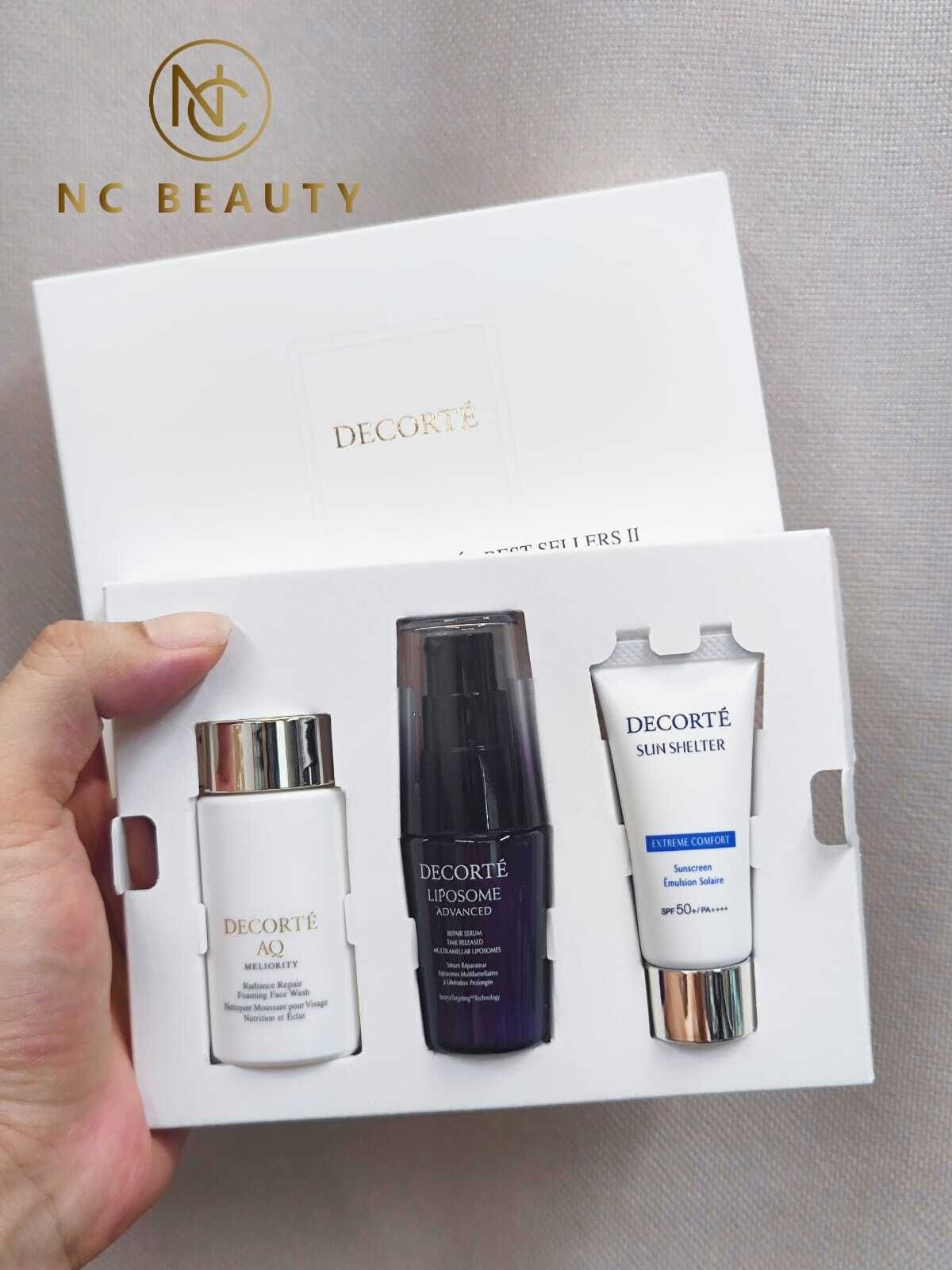 DECORTÉ | 黛珂 人氣明星集錦3件套(防曬乳14ml+小紫瓶精華12ML+潔面乳18ML)[平行進口] | HKTVmall 香港最大網購平台