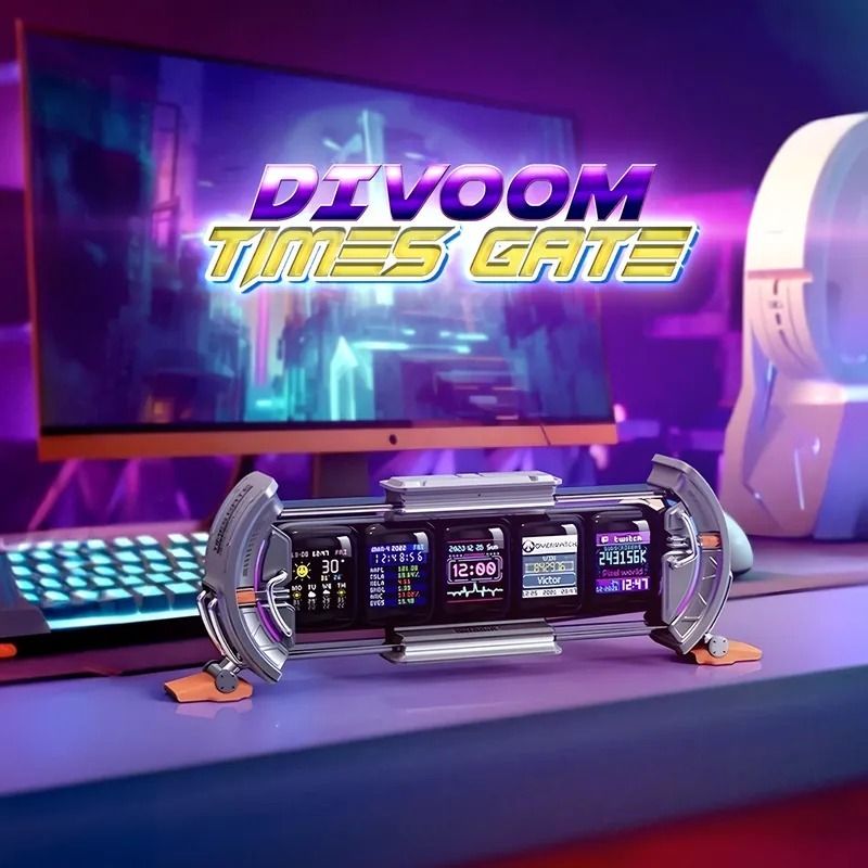 Divoom | Times Gate Cyberpunk 多功能像素遊戲設定顯示器 | HKTVmall 香港最大網購平台