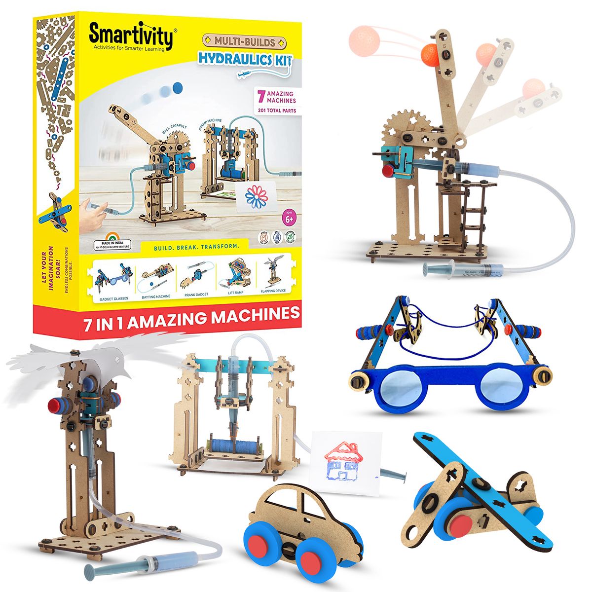 Smartivity | 7合1液壓機械套裝 Multi Builds Hydraulics Kit DIY STEAM 科學模型 ... Smartivity | 7合1液壓機械套裝 Multi Builds Hydraulics Kit DIY STEAM 科學模型 ...