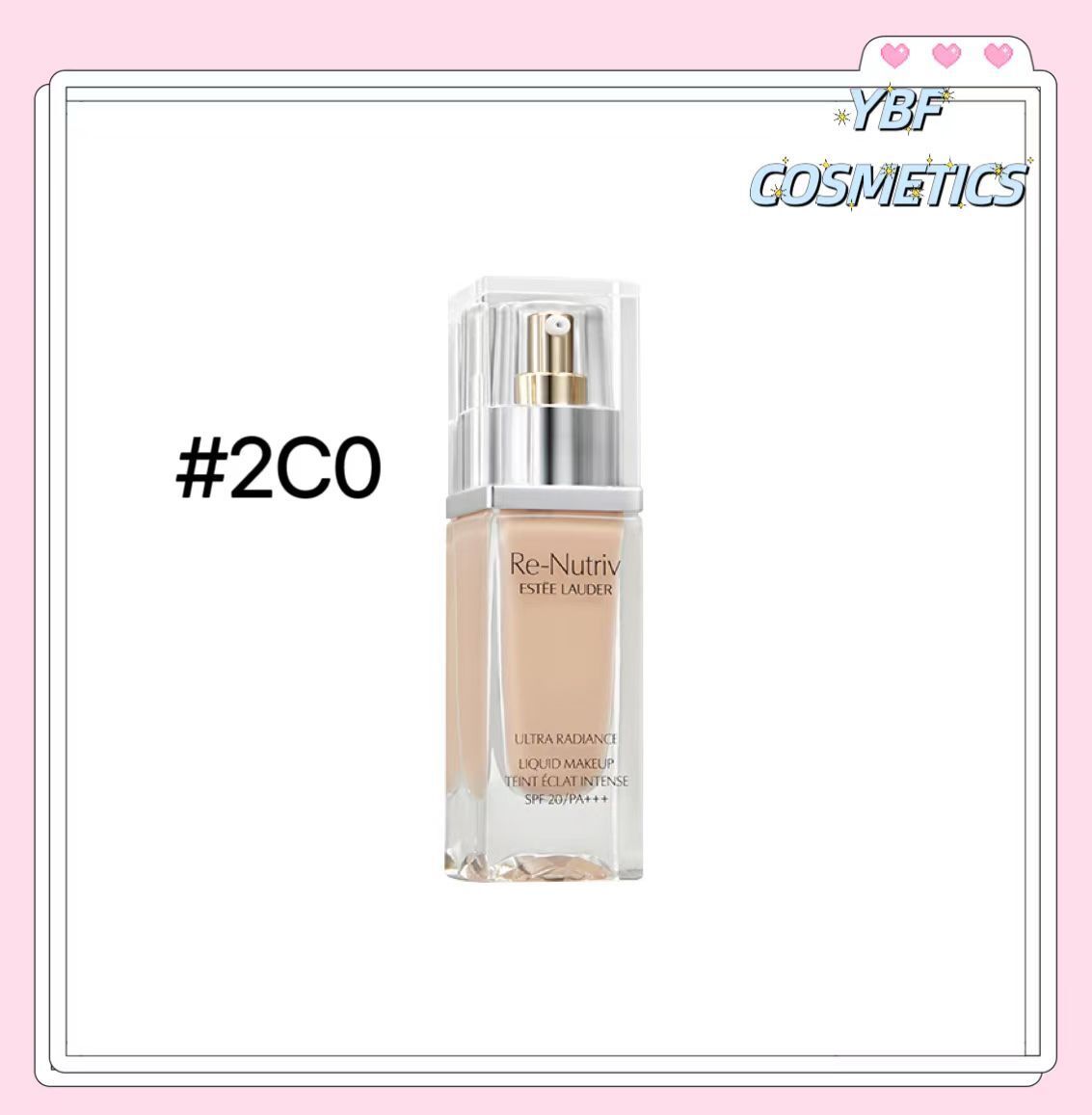 Estée Lauder | 雅詩蘭黛-白金粉底液 極緻鑽亮粉底液 #2C0 COOL VANILLA SPF20/PA+++ 30ml ...