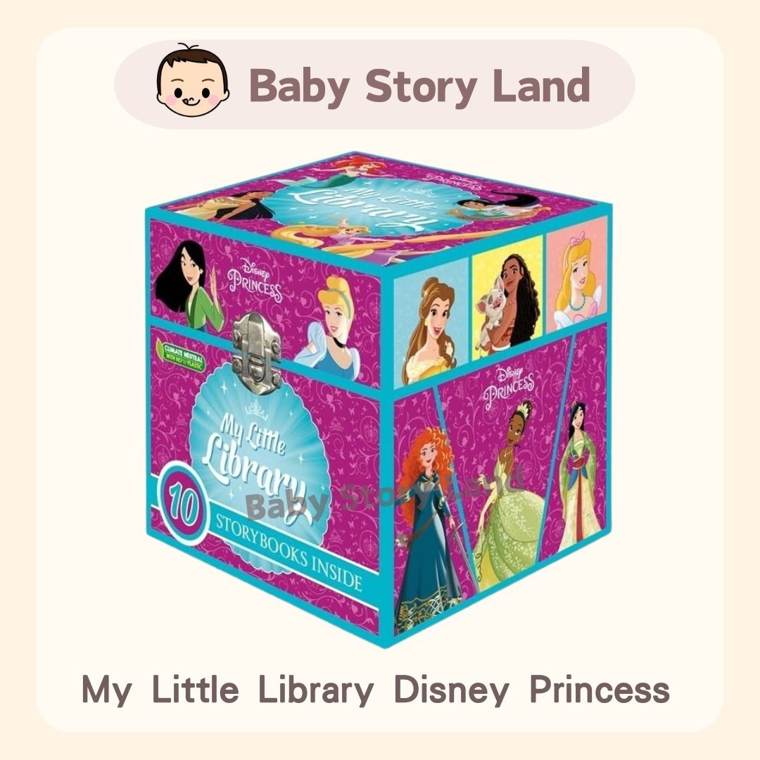 迪士尼公主 | 迪士尼 My Little Library Disney Princess (10 Storybooks) |Little ...