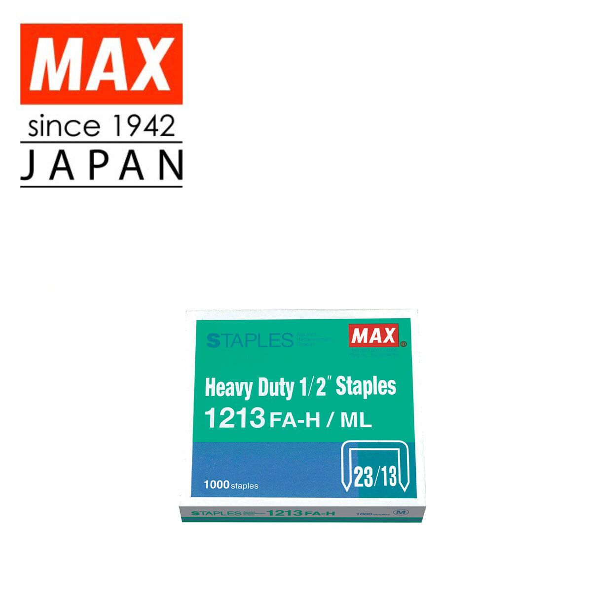 MAX | 1213FA-H 針 (1,000枚裝) (23/13針) | HKTVmall 香港最大網購平台