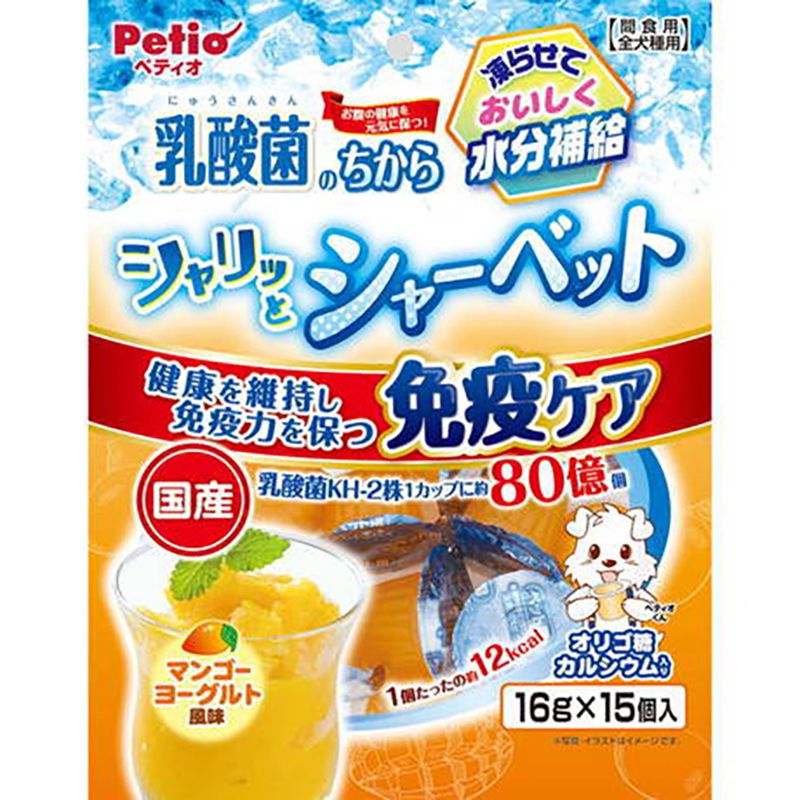 Petio | （exp：12/2024）Petio 日本產 乳酸菌保健啫喱(芒果乳酪味) 狗小食（16g x 15個） #A281 （W14122） | HKTVmall 香港最大網購平台