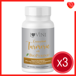 LOVINI | Lovini 心然薑黃配方 (含BioPerine®) (60粒) | HKTVmall 香港最大網購平台