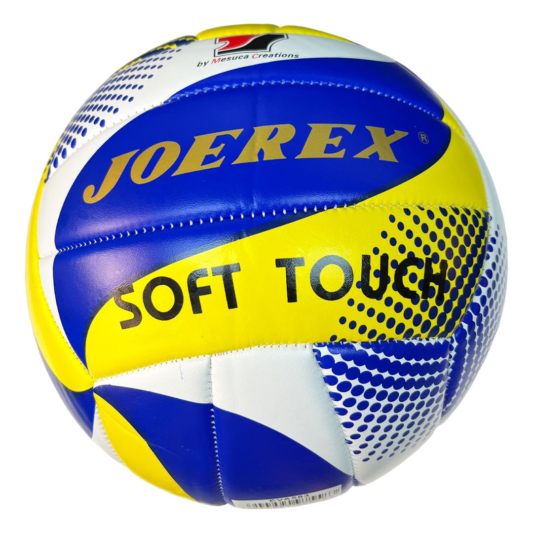 JOEREX | 1個裝 藍黃色 軟排球/軟式皮沙灘排球/中學生訓練專用球/男女初學者 | HKTVmall 香港最大網購平台
