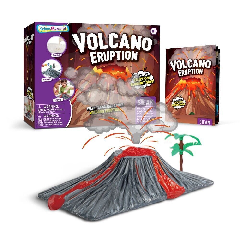 Kindermatic | 火山爆發科學實驗DIY套件 Volcano Eruption Science Experiment DIY Kit ...