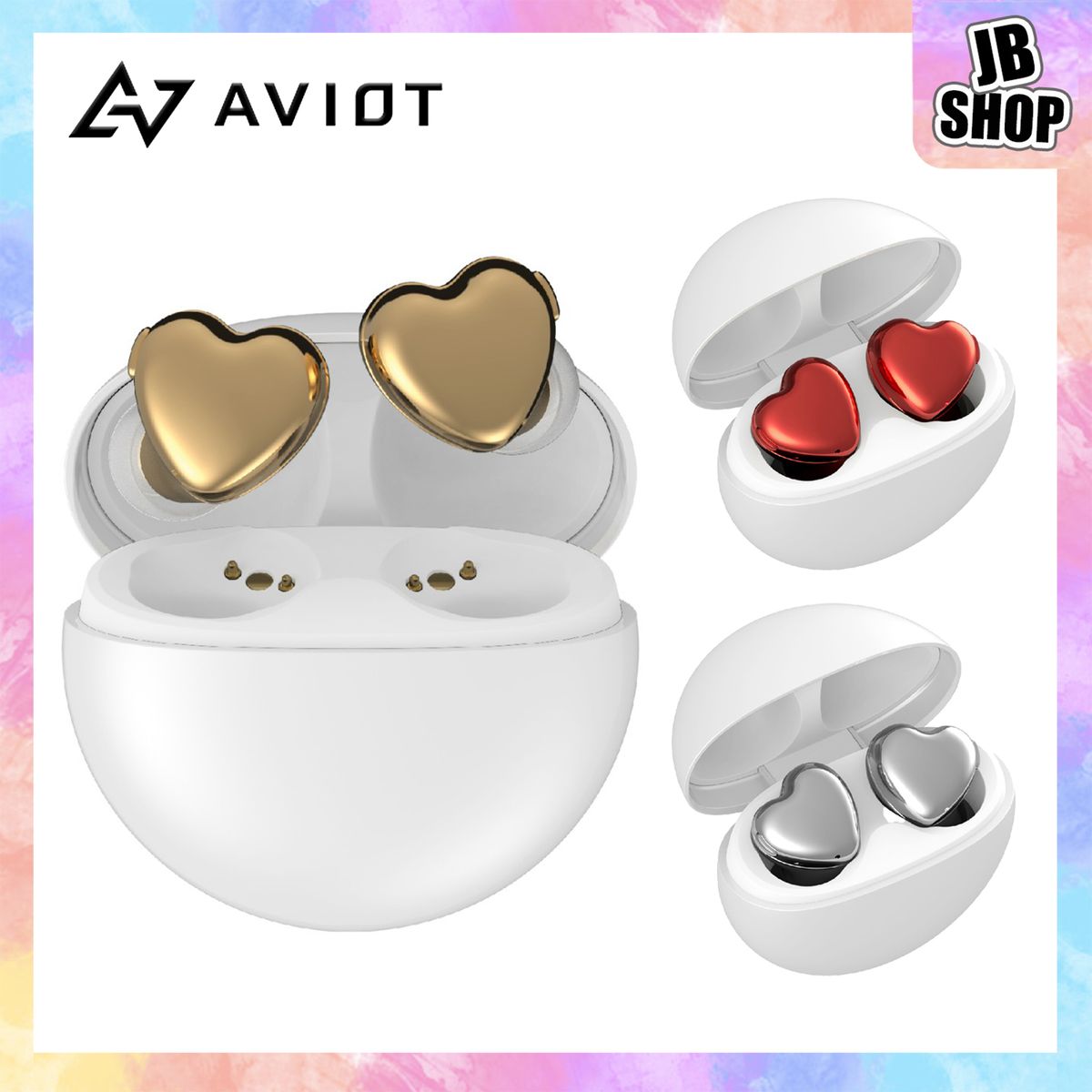 AVIOT | AVIOT TE-I3 完全日本調音心形真無線藍牙耳機 | 顏色 : 金色 | HKTVmall 香港最大網購平台