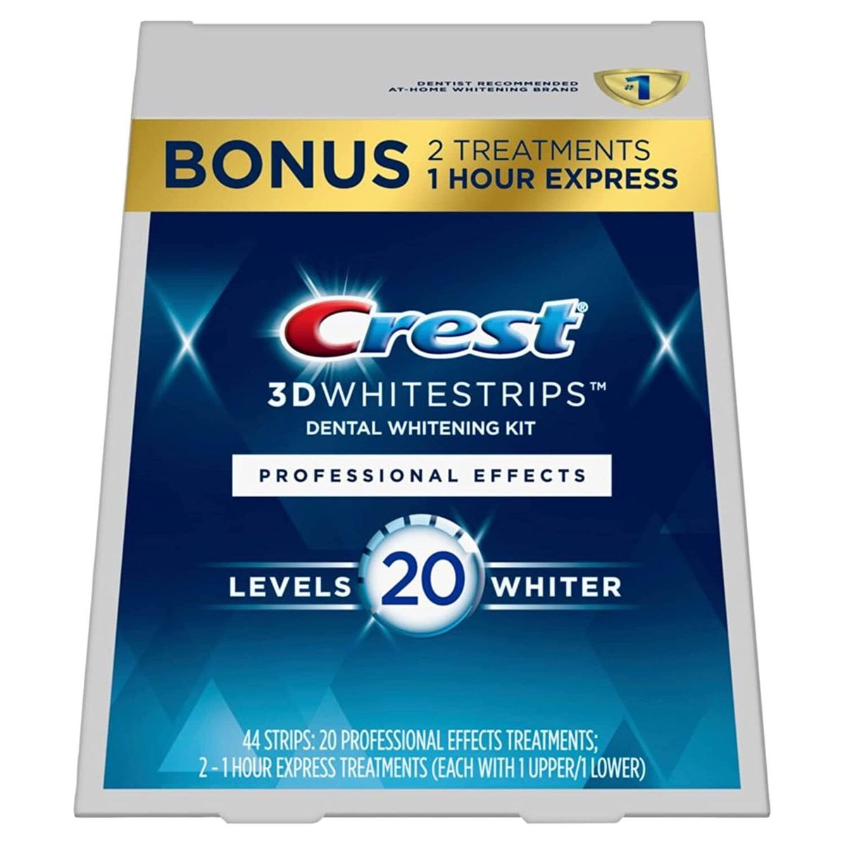 Crest | Crest 3D Whitestrips, Professional Effects Plus 20對 + 1 hour ...