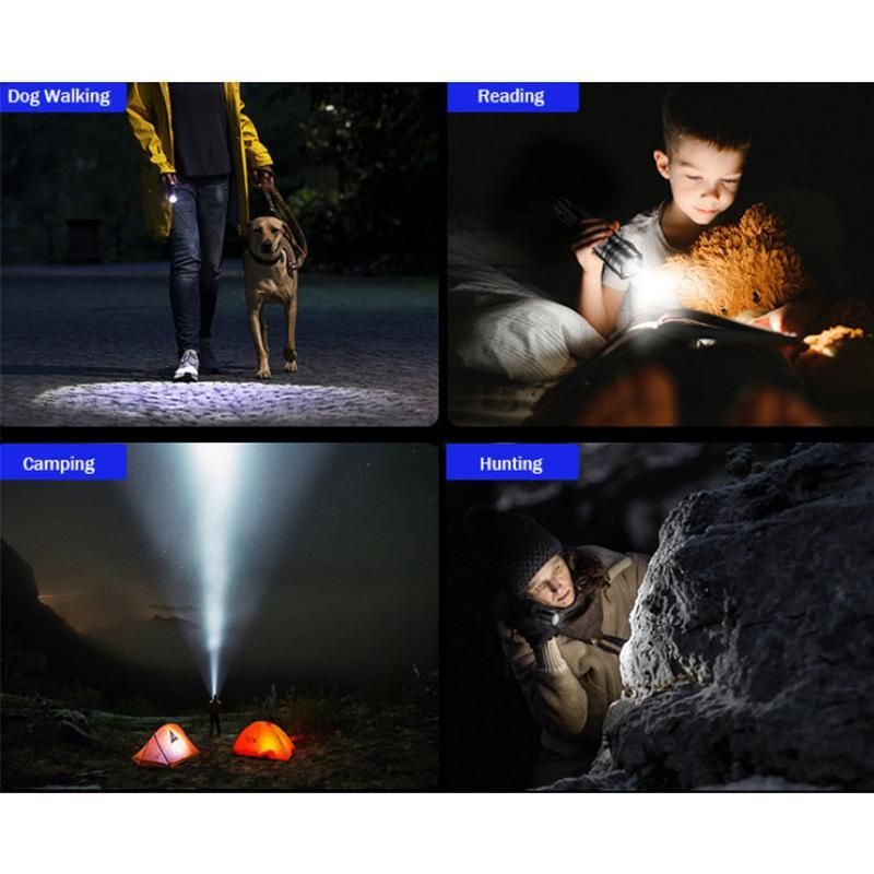 MasterTool | Creavier 強光遠射程 Type C快充 USB充電強光手電筒 黑鏡款檢測手電筒 1200流明 | HKTVmall 香港最大網購平台