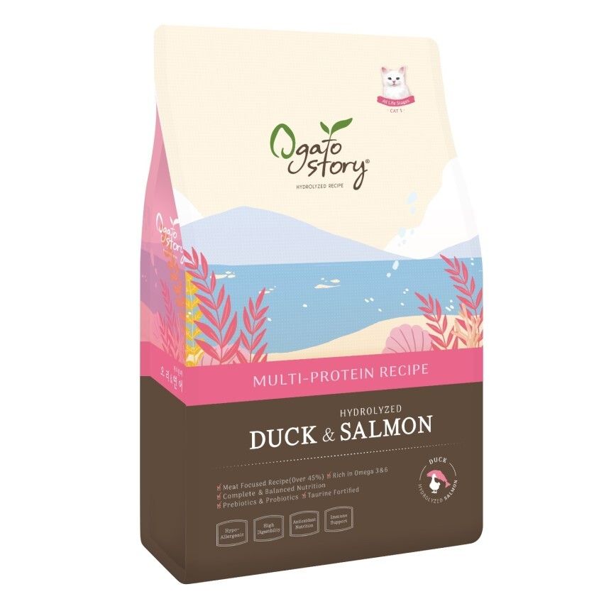 Organic Story | Organic Story有機物語 全貓糧 去骨鴨肉+水解三文魚配方 2kg (148637 ...