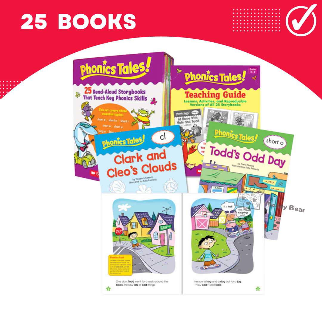 SCHOLASTIC | Scholastic Phonics Tales ( 25 books set) 英文拼音學習｜平行進口 ...