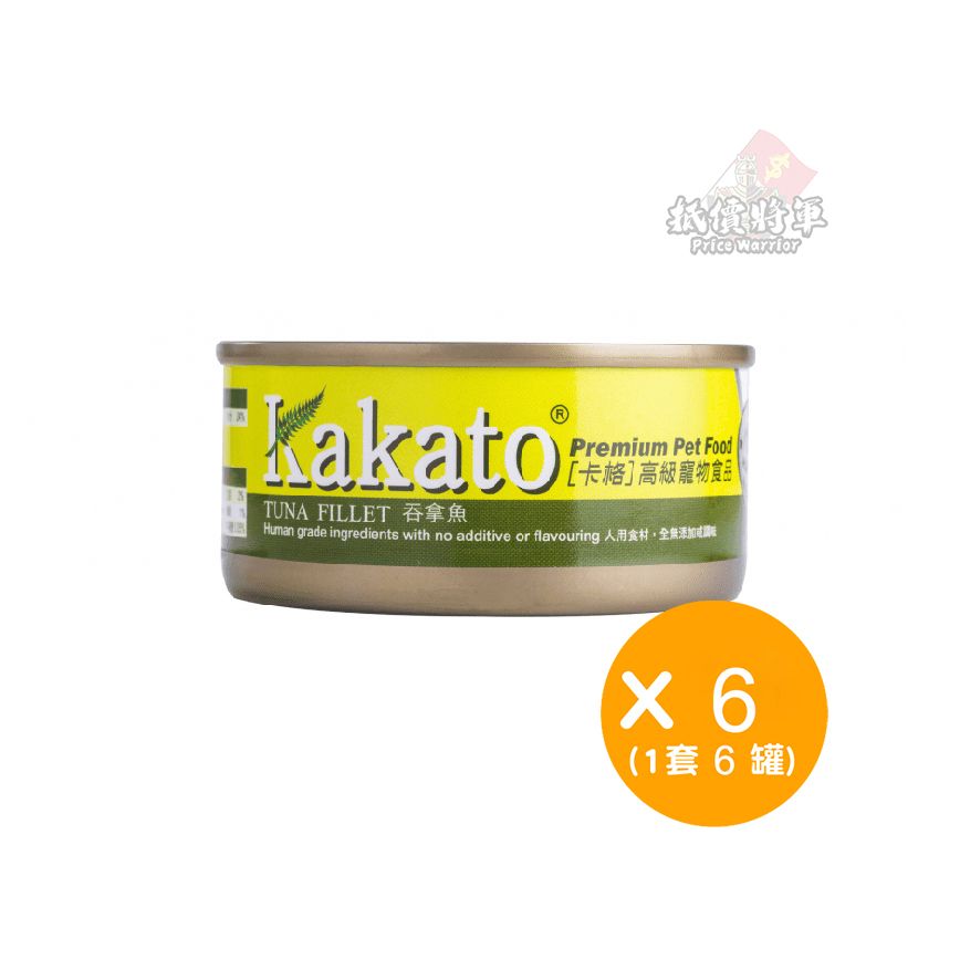 KAKATO | Kakato 狗罐頭 吞拿魚 170g X6 #狗糧 #Kakato #狗濕包 #Kakato 狗罐頭 #吞拿魚罐頭 | HKTVmall 香港最大網購平台
