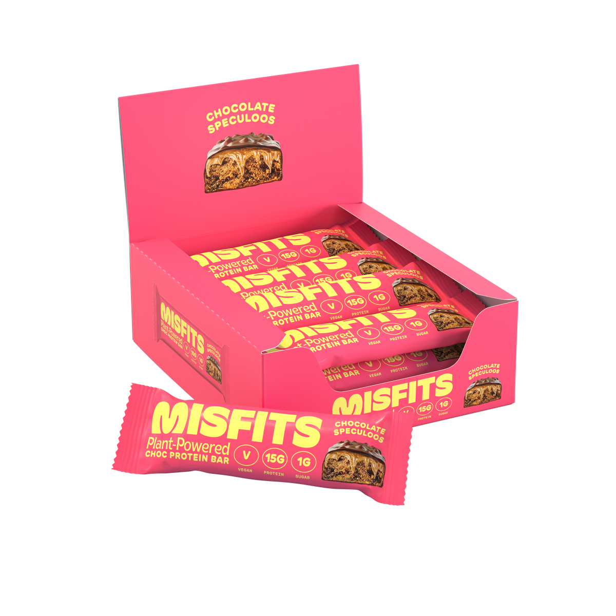 MISFIT | 素食蛋白棒- 巧克力 Speculoos 45g * 12 | HKTVmall 香港最大網購平台