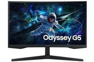 Samsung | 27吋 Odyssey G5 QHD VA 165Hz 曲面電競顯示器 LS27CG552ECXXK 香港行貨, 原廠三年 ...