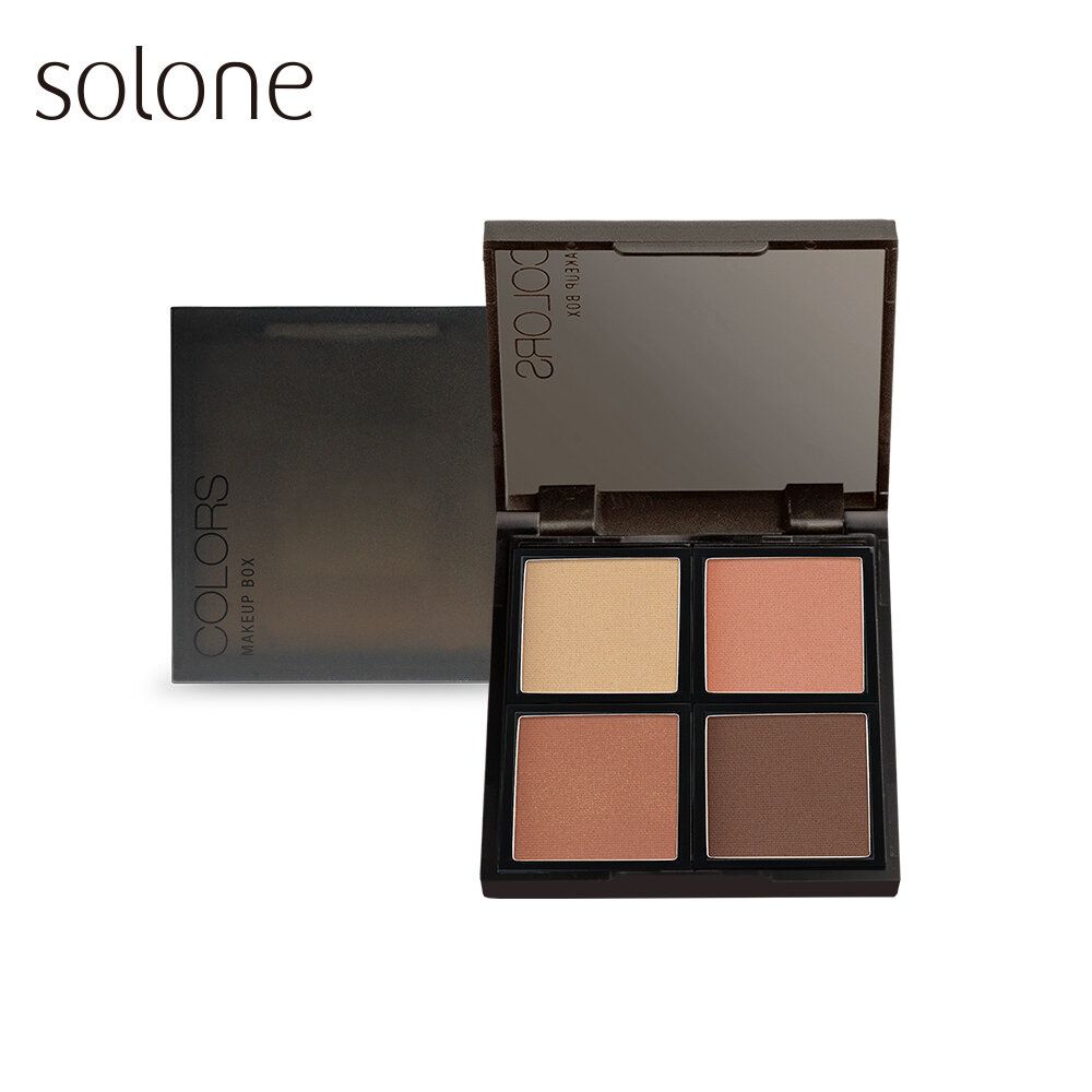 Solone | 專屬訂製特調4色眼彩盤 04焦香巴斯克 | HKTVmall 香港最大網購平台