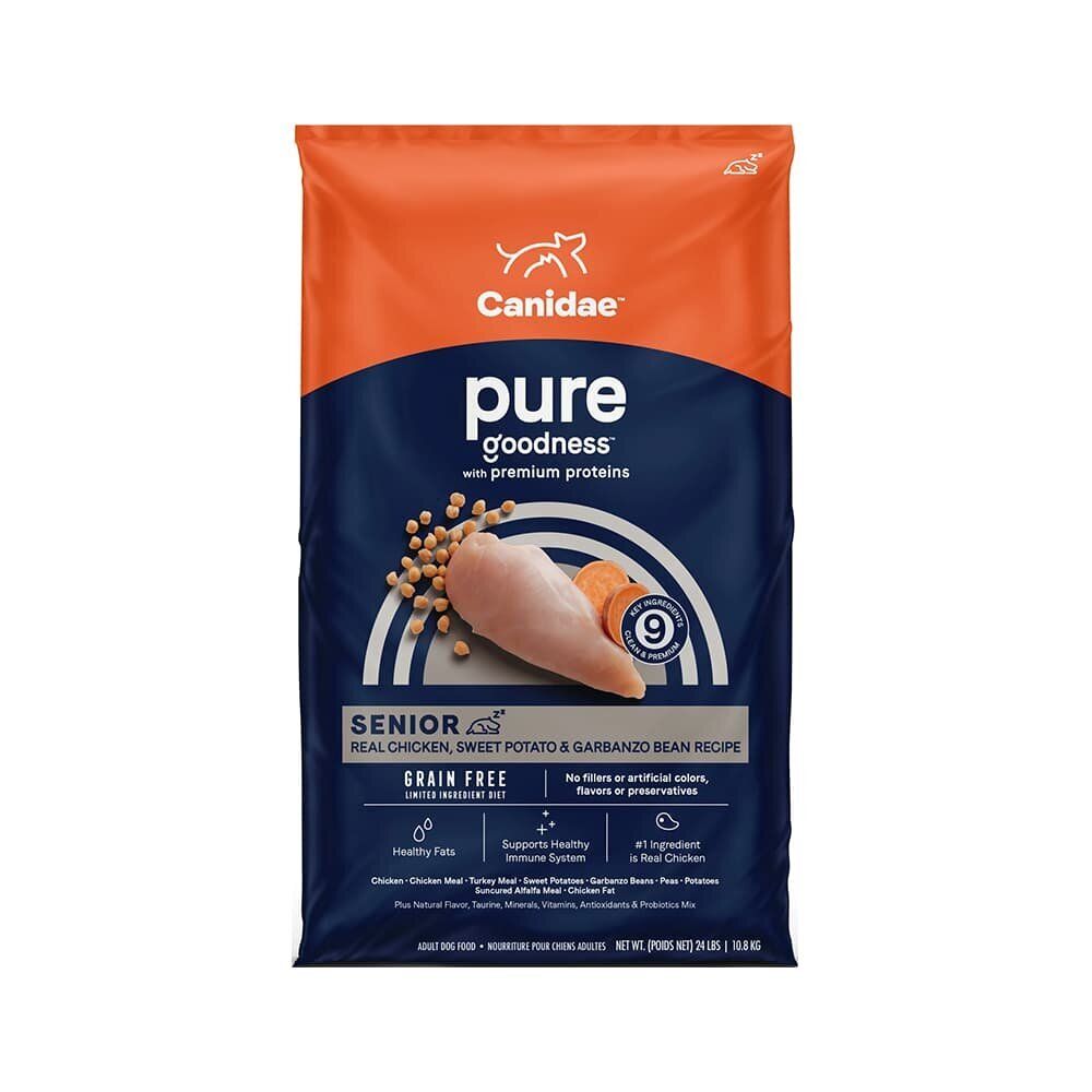 CANIDAE | PURE Grain Free Senior Dry Dog Food, Chicken 24lb | HKTVmall ...