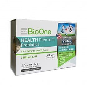 BioOne | 碧而優 Health Premium Probiotics 30包入兒童 成人 調節機能益生菌30億CFU配方 便秘 消化 ...