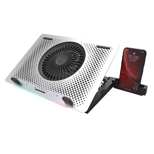 darkFlash | G200 Plus Sliver Notebook Cooler Fan:16CM*1 + 6CM*4 ...