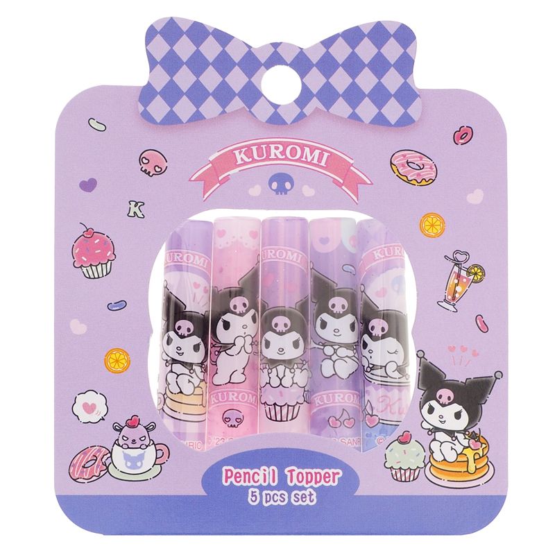 SANRIO | Kuromi 塑膠鉛筆蓋 (5個裝) | HKTVmall 香港最大網購平台
