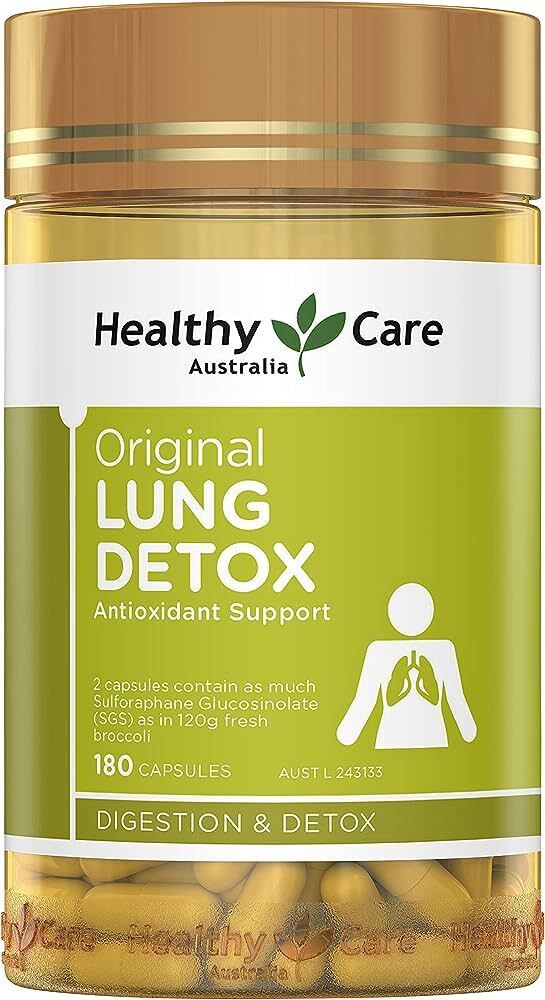 Healthy Care | Original Lung Detox 180 Capsules (Parallel Import ...