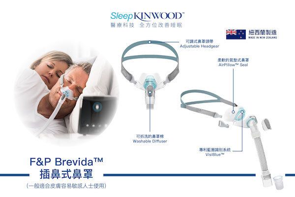 FISHER & PAYKEL | F&P Brevida™ Nasal Pillows Mask | Size : M/L ...