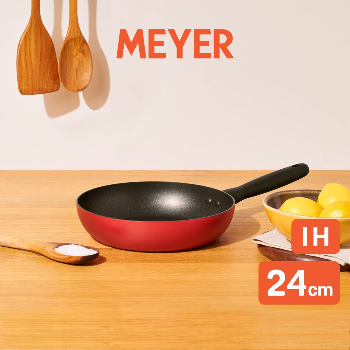 美亞 | (電磁爐適用) 24CM 易潔煎鍋 - Bauhaus IH (#13387-TE07) | HKTVmall 香港最大網購平台