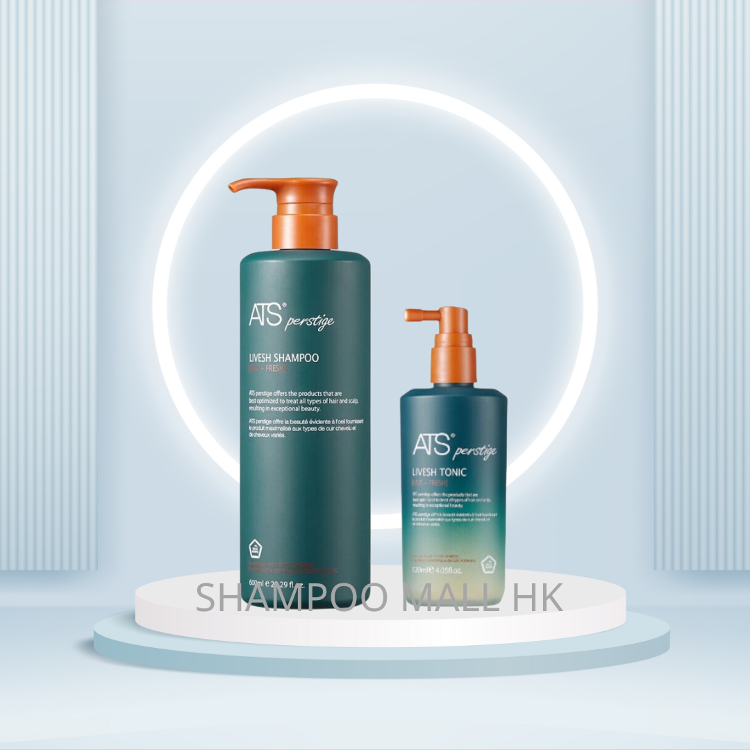 ATS | ATS Perstige (Live+Fresh) Livesh Shampoo + Tonic 養髮強化套裝 600ml ...