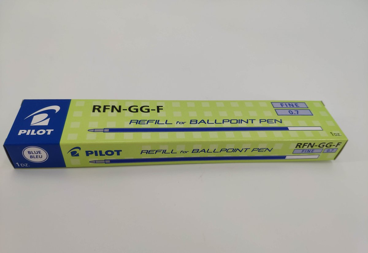 PILOT | RFN-GG-F 中性筆替芯 0.7mm藍色筆芯 12支 [長芯] | HKTVmall 香港最大網購平台