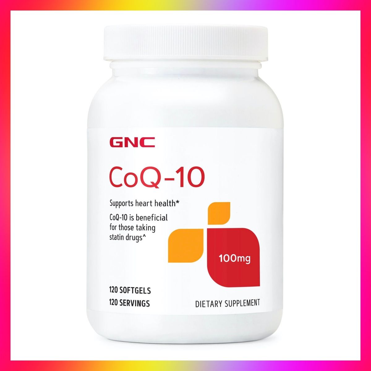 GNC | 天然輔酶Co Q10 100毫克120粒 保護心臟血管健康(參考效期: 02/2026*) | HKTVmall 香港最大網購平台