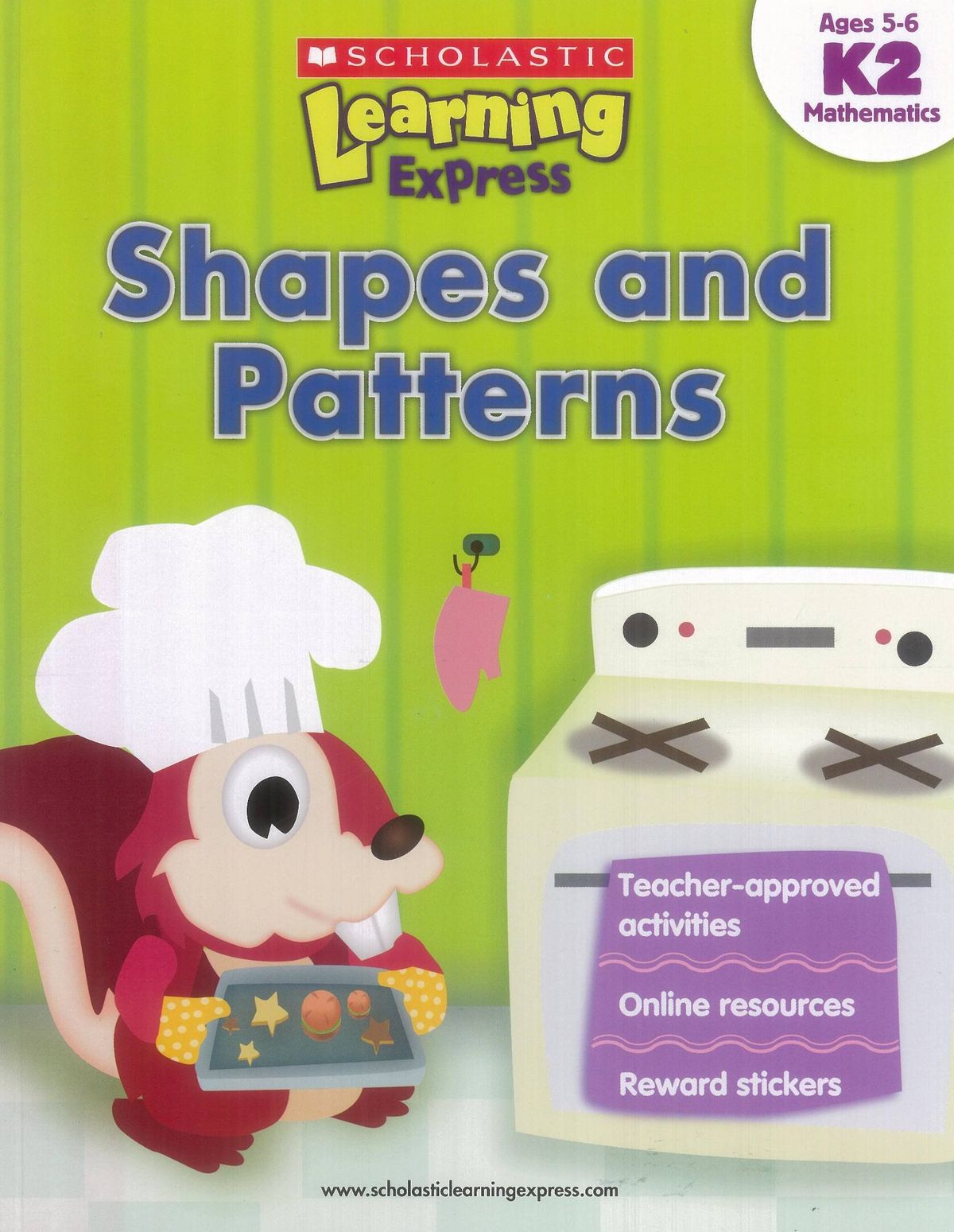 SCHOLASTIC | LEARNING EXPRESS K2: SHAPES AND PATTERNS | HKTVmall 香港最大網購平台