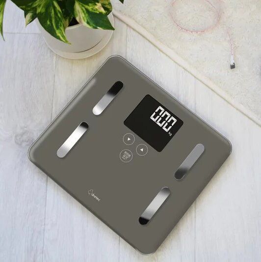 dretec | 【Authorized goods】Dark Grey - Weight Body Fat Scale BS-248DG ...
