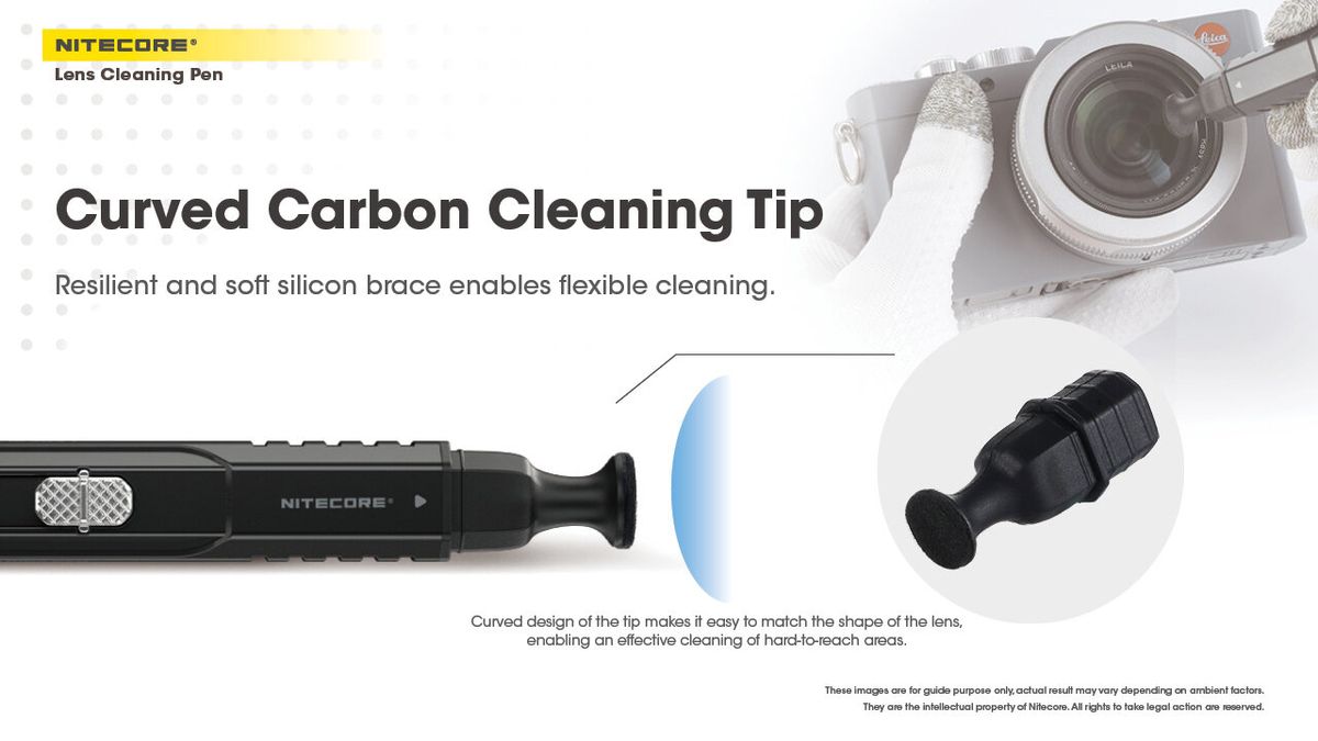 NITECORE | 鏡頭清潔筆超細纖維軟毛攝影相機鏡頭清潔工具 | 顏色 : 黑色 | HKTVmall 香港最大網購平台