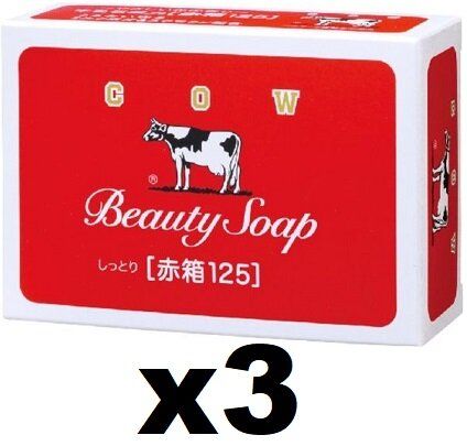 HW0159 牛乳石鹼日本製牛乳極滋潤香梘紅盒 90g x (3盒裝) | HKTVmall 香港最大網購平台
