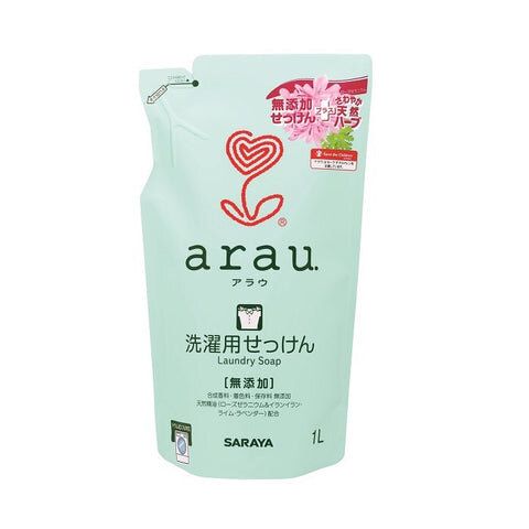 SARAYA | SARAYA ARAU 天竺葵配方洗衣液 補充裝1L (平行進口貨) | HKTVmall 香港最大網購平台