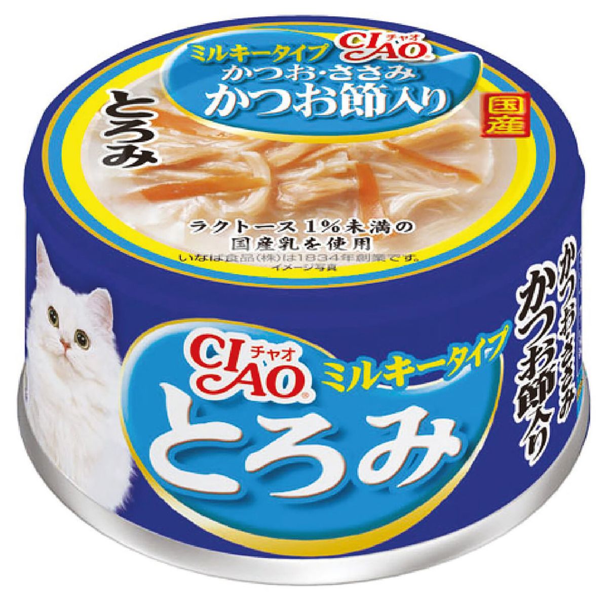 INABA | CIAO 貓罐頭-白湯吞拿魚x雞肉x木魚片 80克 | HKTVmall 香港最大網購平台