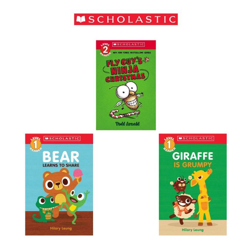 SCHOLASTIC | 幼稚園英語橋樑書 SCHOLASTIC READER LEVEL 1&2 3-BOOKS SET | HKTVmall 香港最大網購平台