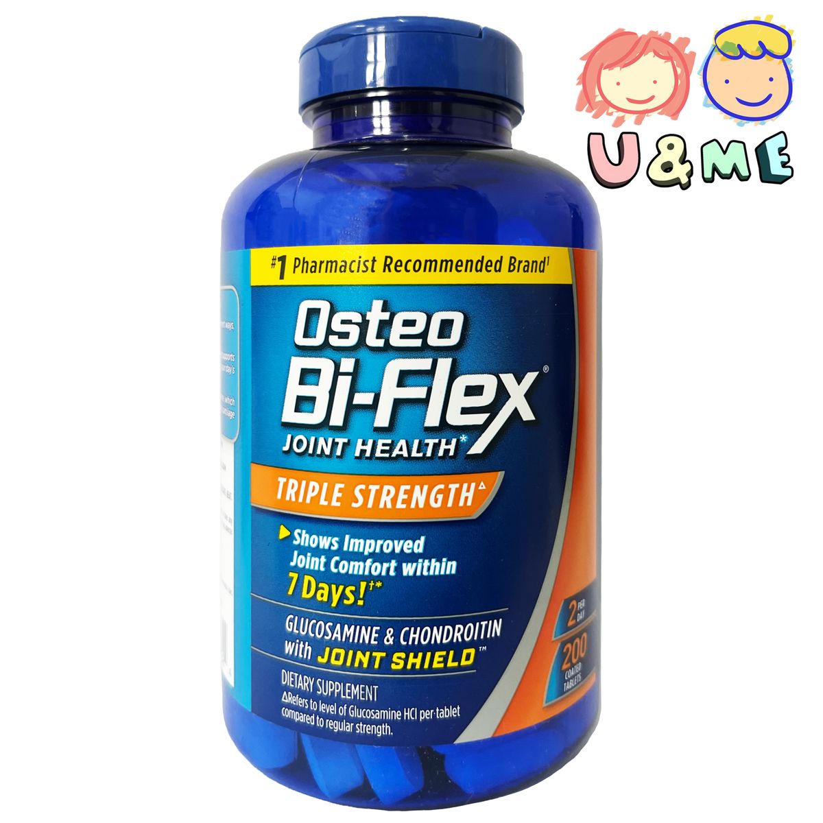 Osteo Bi-Flex | 美國 三倍強度關節補充劑 (葡萄糖胺1500mg) 200粒 (平行進口貨) | HKTVmall 香港最大網購平台