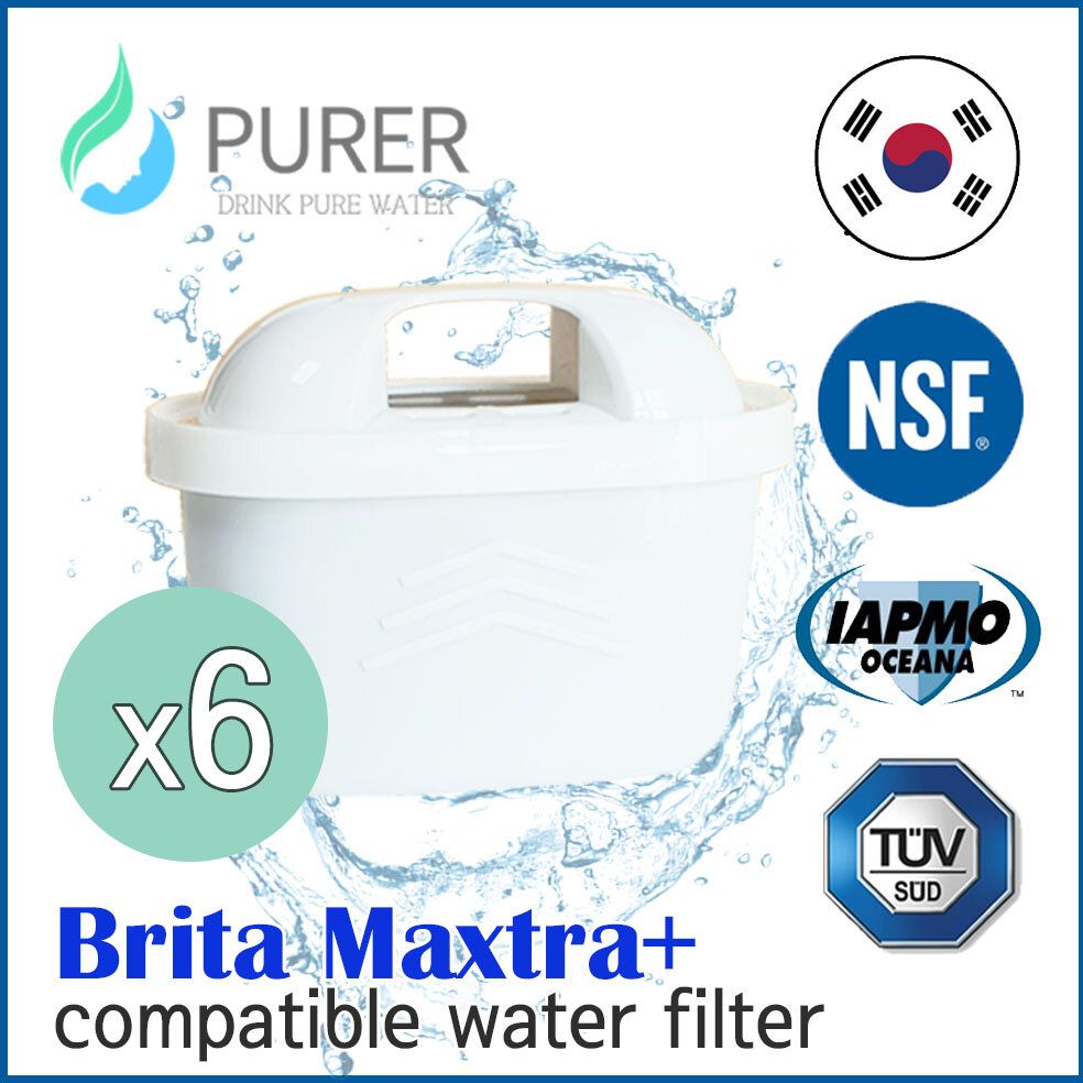 PURER | brita Maxtra+ Replacement Filter Cartridge (6Pcs/Pack ...