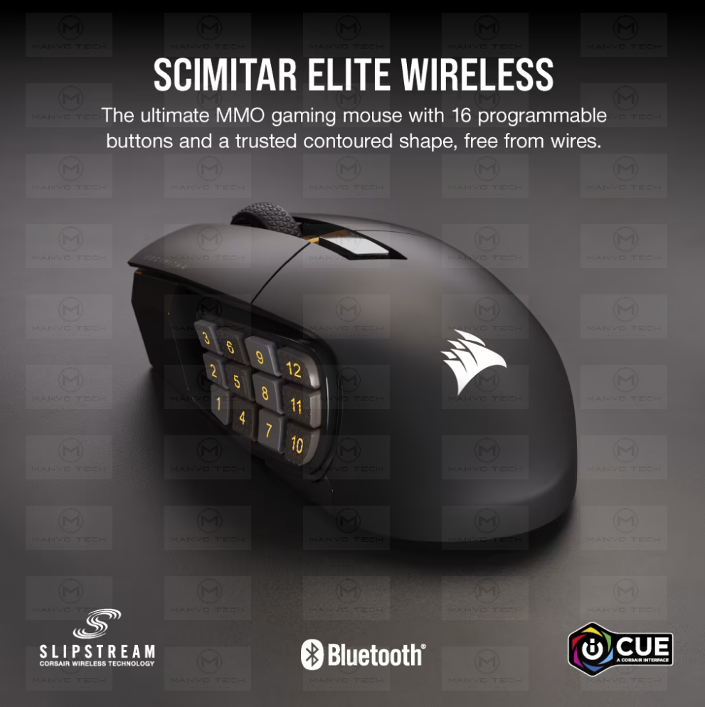 CORSAIR | SCIMITAR ELITE 無線電競滑鼠 | HKTVmall 香港最大網購平台