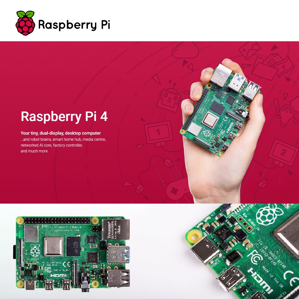 Raspberry | 樹莓派 Raspberry Pi 4 Model B 4GB RAM | HKTVmall 香港最大網購平台