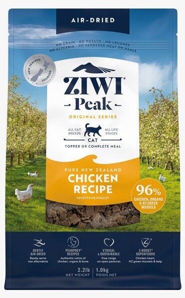 Ziwipeak | ZIWI® 風乾貓糧 - 放養雞配方 (1公斤/2.2磅) 595815 | HKTVmall 香港最大網購平台
