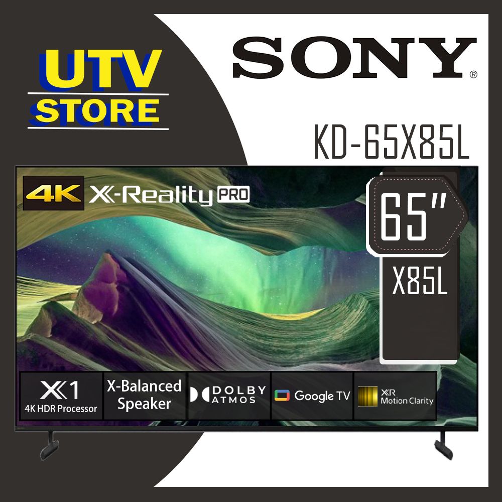 SONY | KD-65X85L 65吋 | Full Array LED | 4K Ultra HD | 高動態範圍 (HDR) | 智能電視 (Google TV) | HKTVmall ...