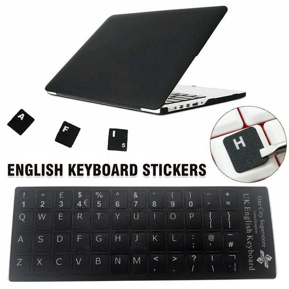 屯京 | UK English keyboard stickers English alphabet stickers English ...