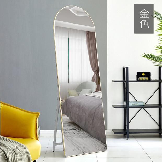 DDS | 歐式全身鏡穿衣鏡半圓落地鏡（金色 150*40CM）#DDS | HKTVmall 香港最大網購平台