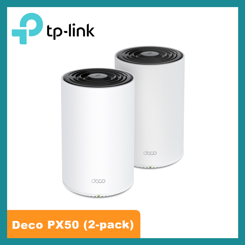 TP-Link | Deco PX50(2件裝) AX3000 WiFi 6 Plus + G1500 G.hn 電力線 Hybrid ...