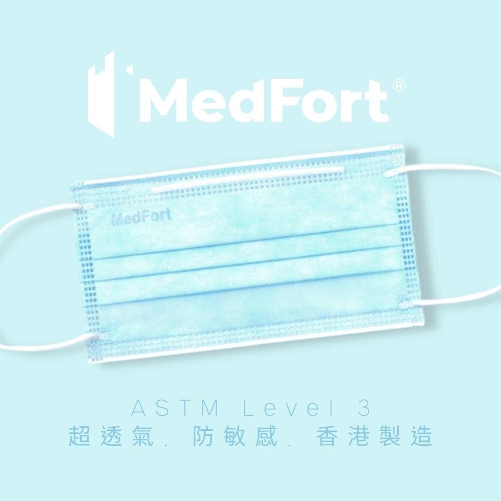MedFort | Made in HK ASTM Level 3 Junior / Women Surgical Mask (Light ...
