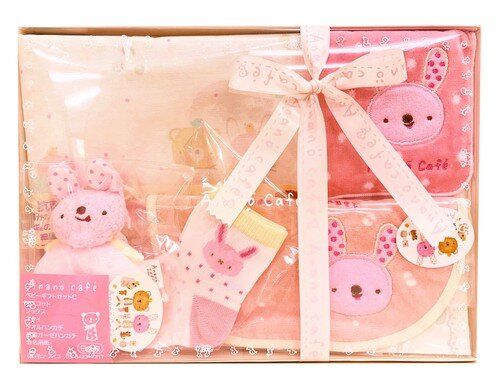 Anano Cafe | Anano cafe 嬰兒純棉禮盒套裝 C(粉) #551532 (平行進口) | HKTVmall 香港最大網購平台